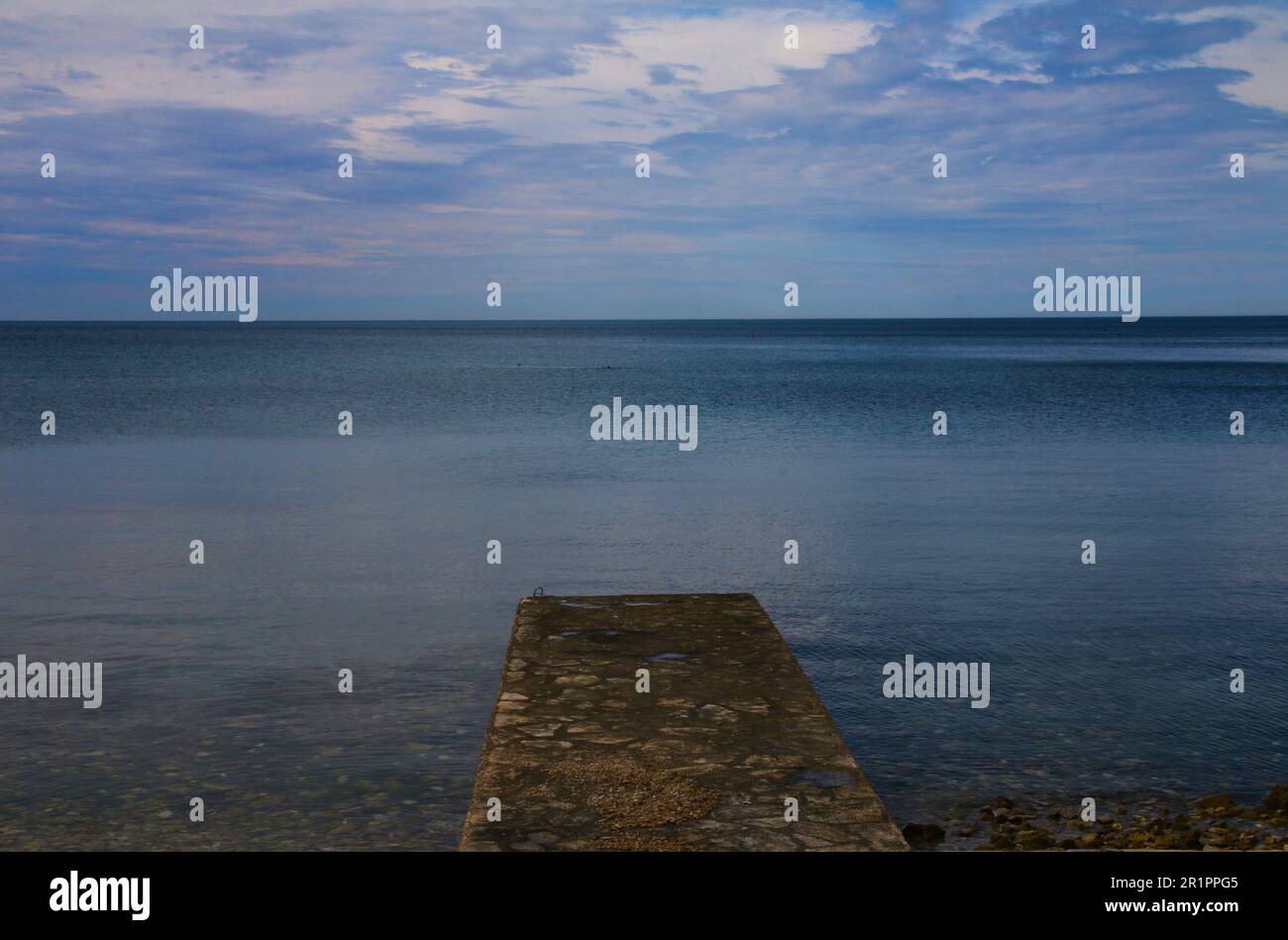 Clear View Of The Horizon Stock Photo - Alamy