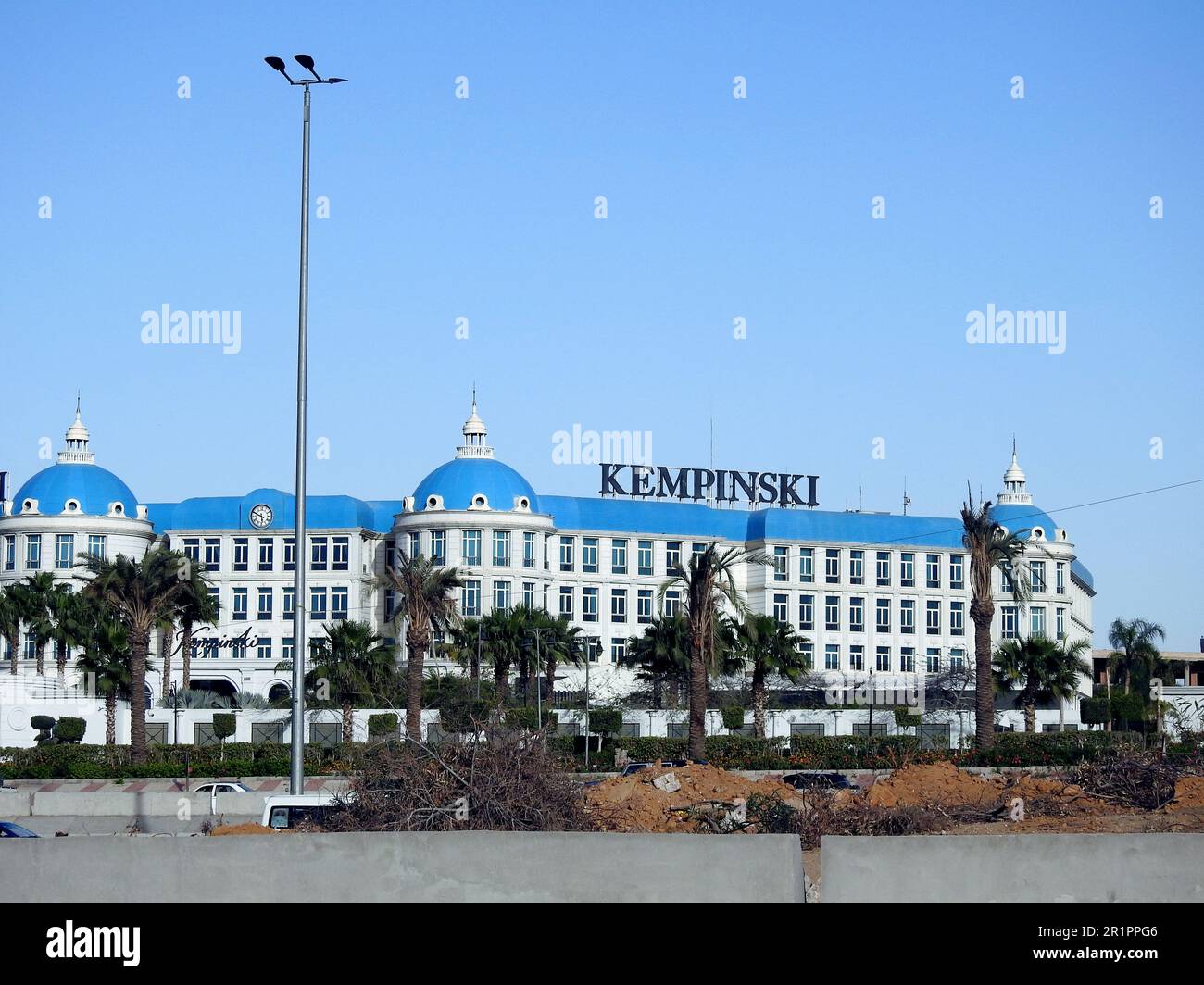 Cairo, Egypt, May 4 2023: Kempinski New Cairo Egypt, a luxury hotel ...