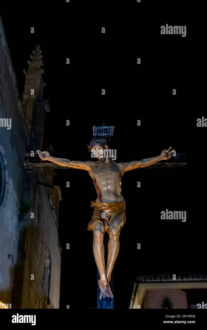 Jesus tied in cross hi-res stock photography and images - Alamy