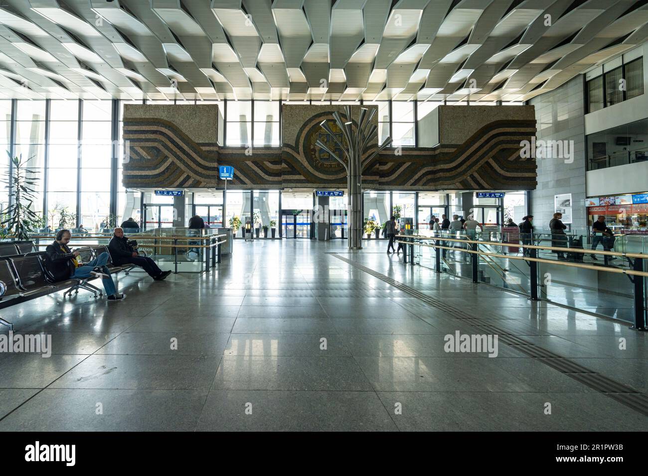 Sofia, Bulgaria. May 2023. The interior view of the Sofia Central ...