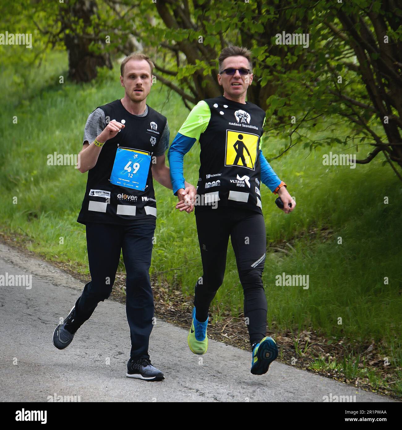 The Vltava Run relay running race is a 360 km long race leading from ...