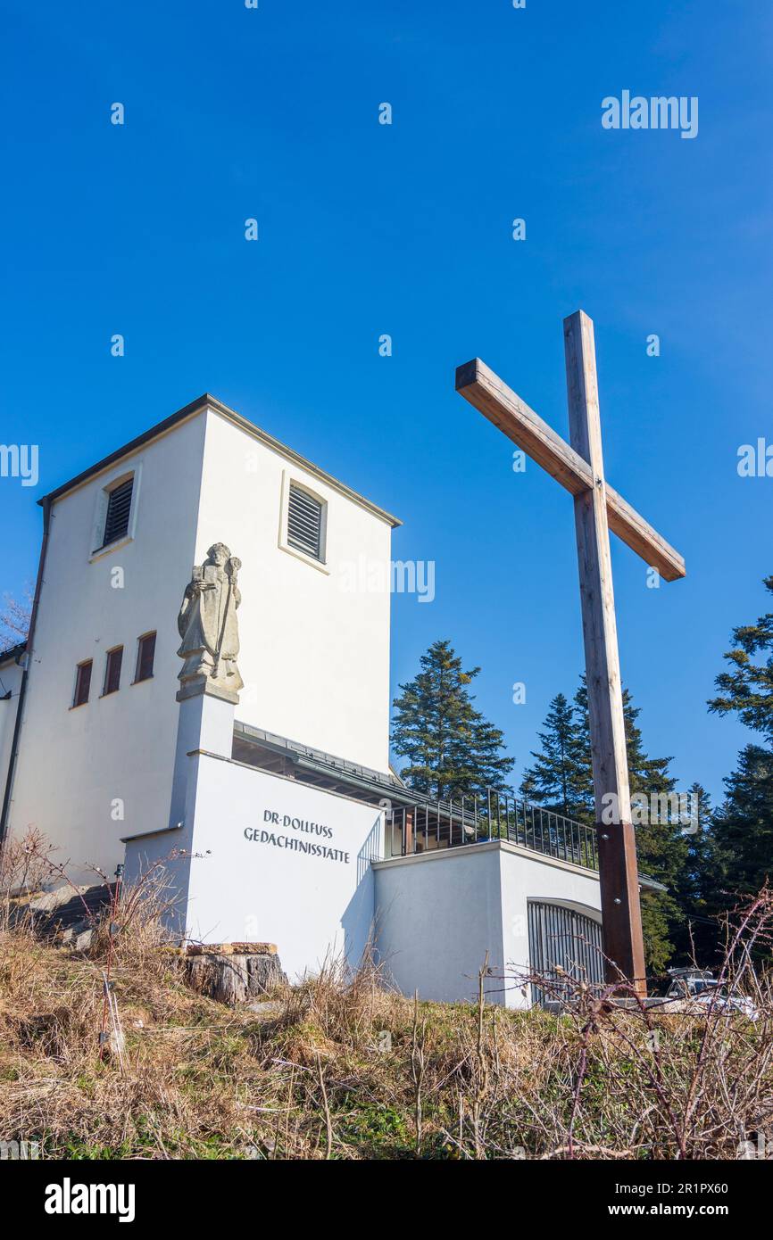 Naturpark Hohe Wand, church Engelbertkirche in Vienna Alps (Wiener ...