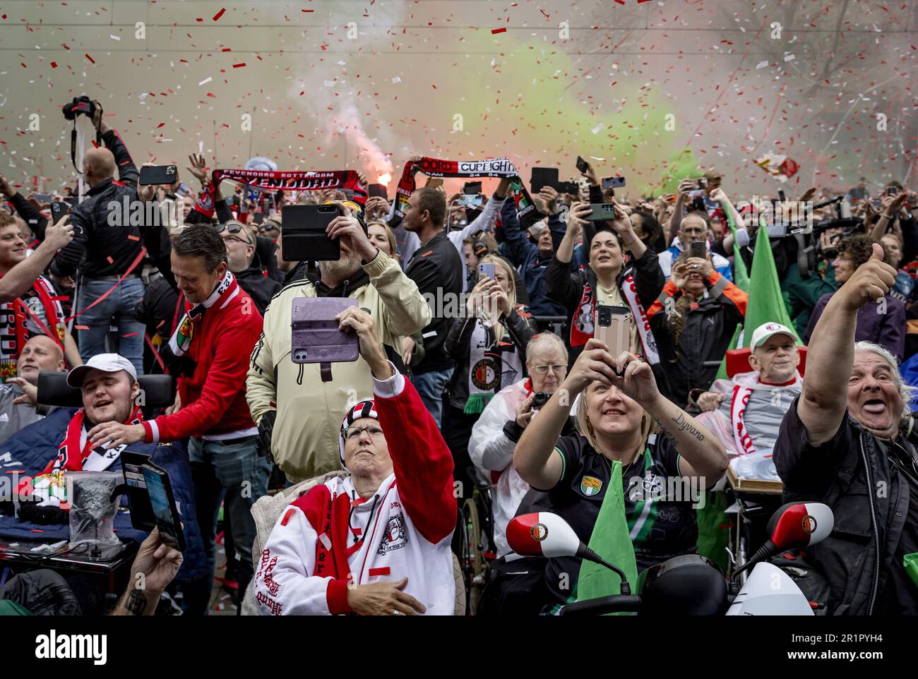 Celebration stadium football feijenoord stadion hi-res stock ...