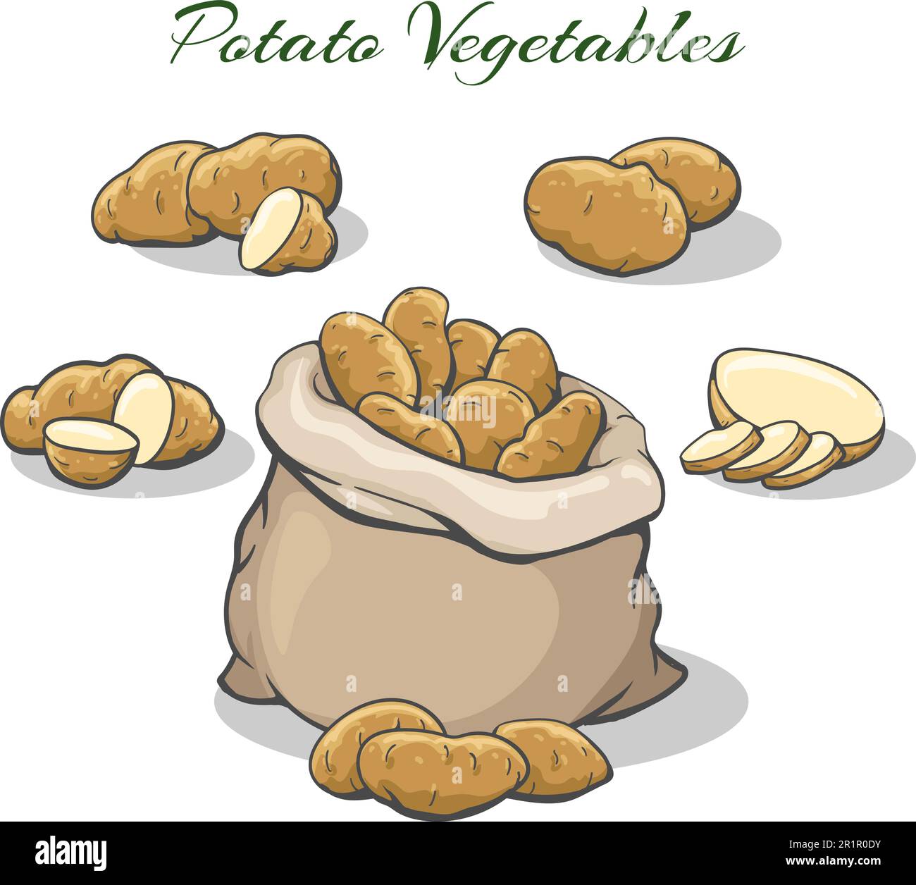 Sack Of Potatoes Clipart