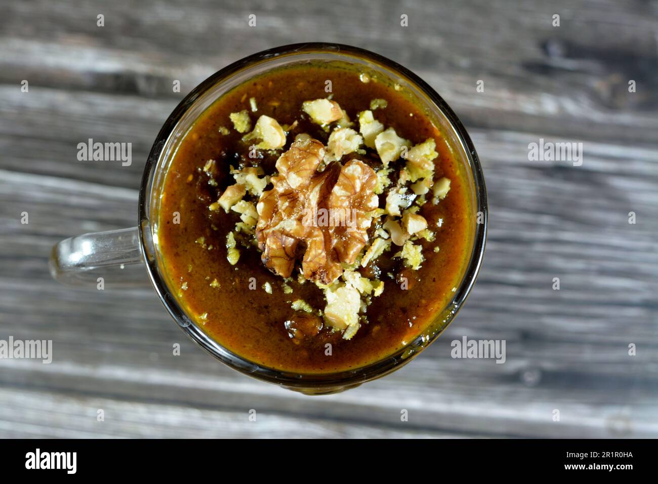 Egyptian Moghat drink with walnuts and nuts popular after pregnancy and ...