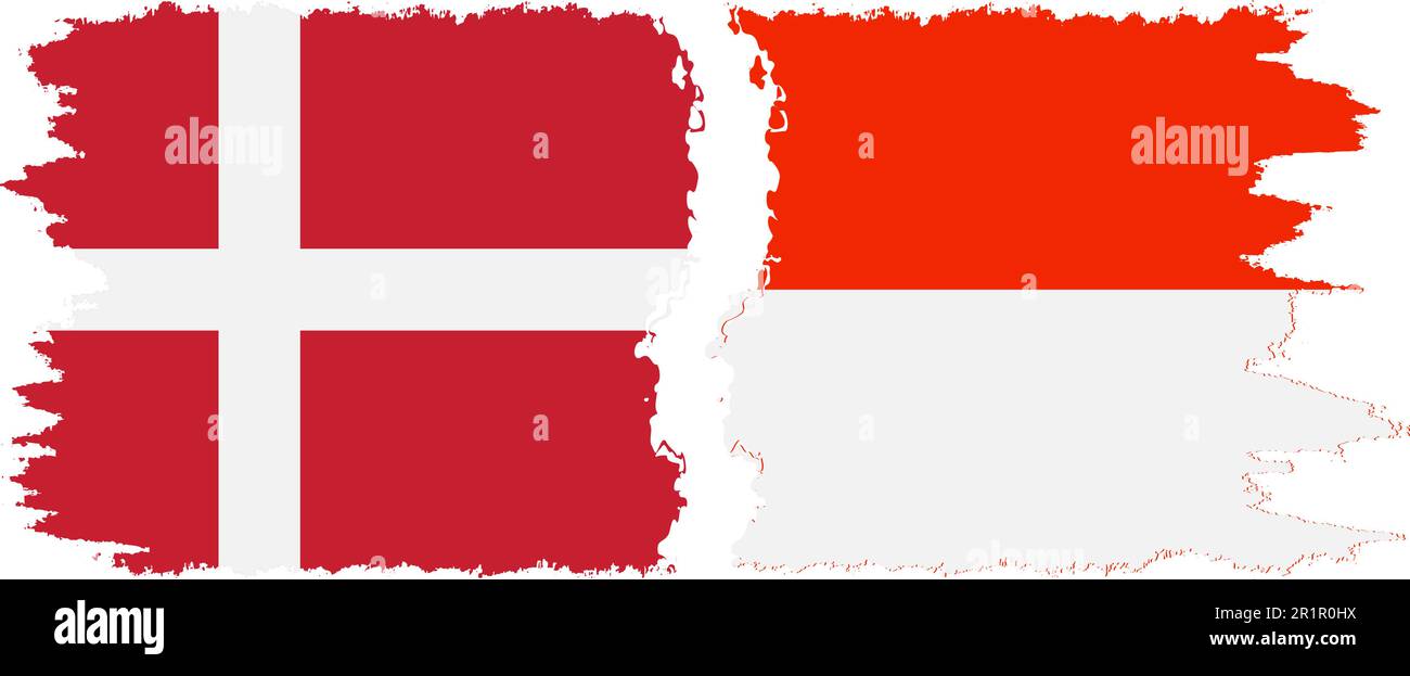 Indonesia denmark flag hi-res stock photography and images - Alamy