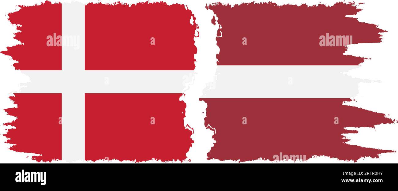 Latvia denmark flag hi-res stock photography and images - Alamy