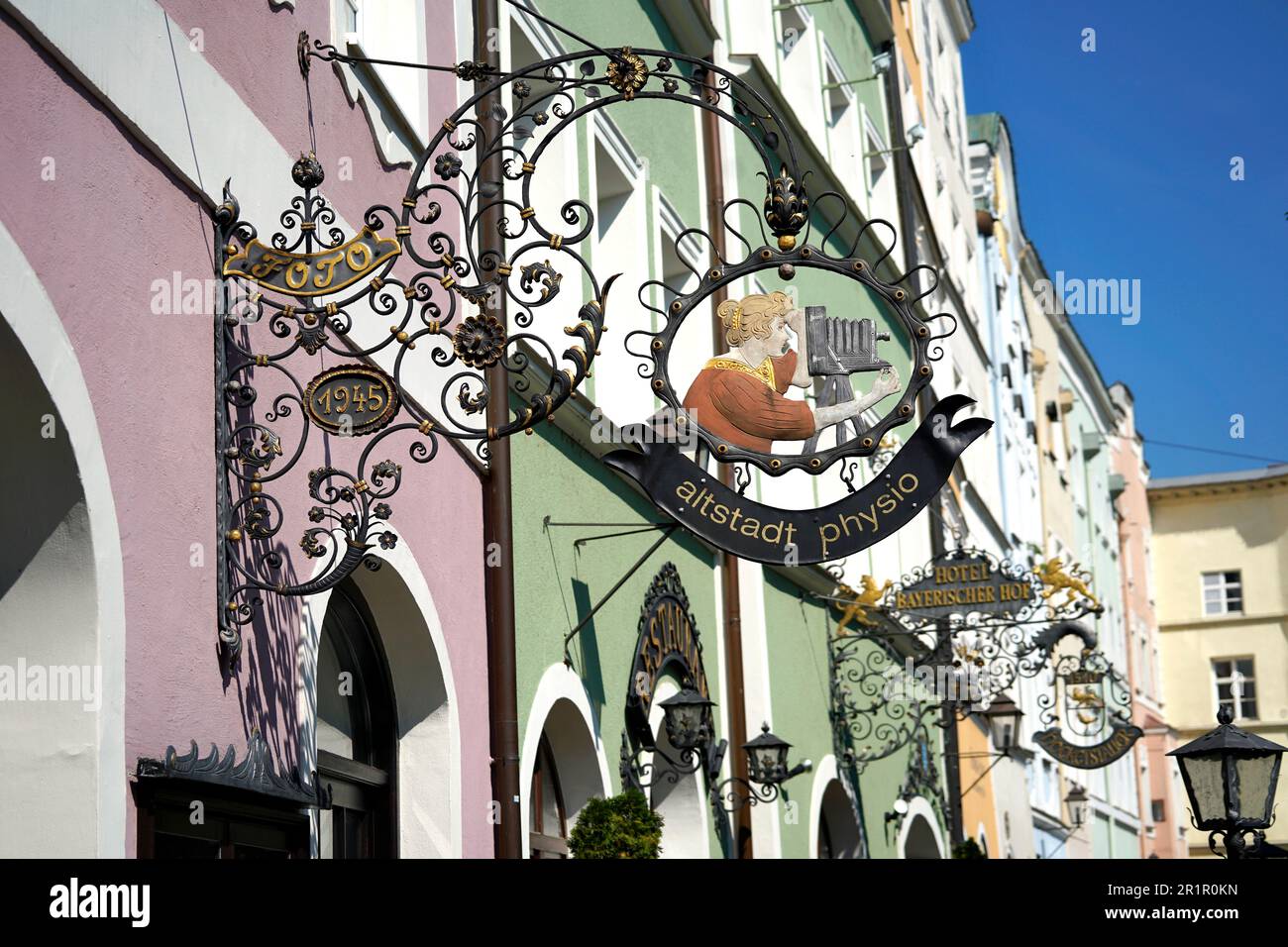 Germany, Bavaria, Upper Bavaria, Altötting district, Burghausen, old ...