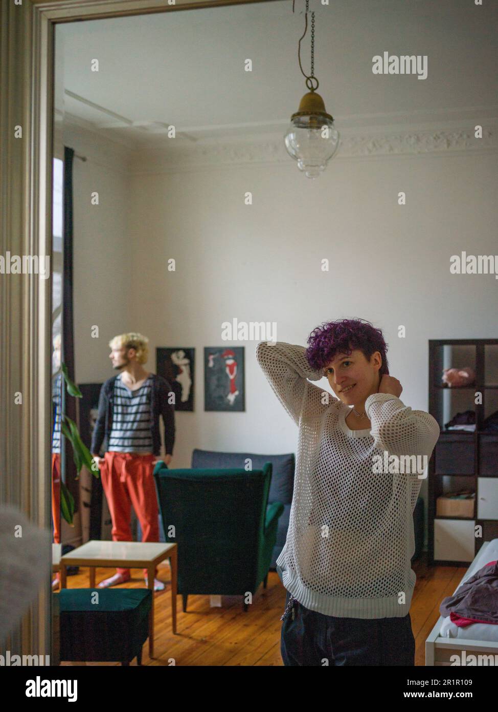 Person in the room hi-res stock photography and images - Alamy