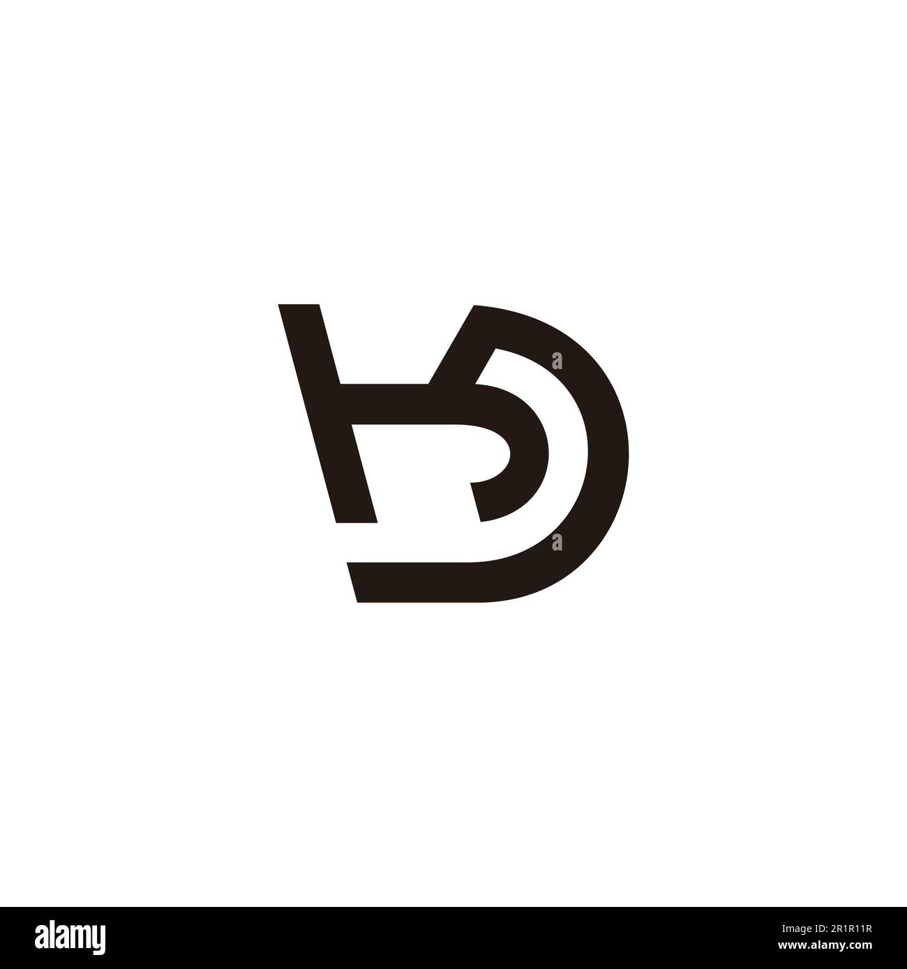 letter kb simple line logo vector Stock Vector Image & Art - Alamy