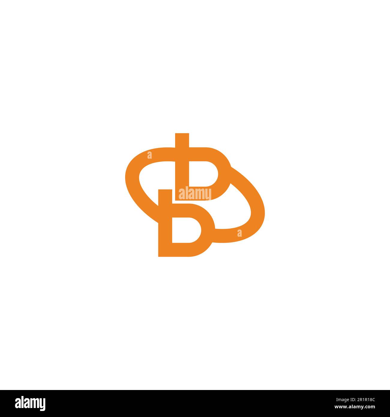 letter bb orbital circle logo vector Stock Vector Image & Art - Alamy