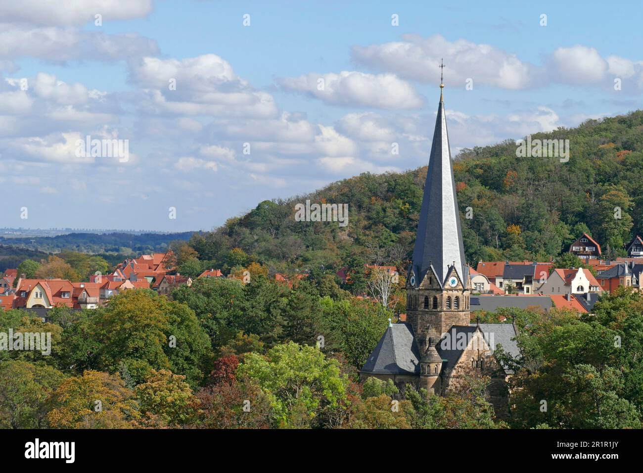 Aerial view thale town germany hi-res stock photography and images - Alamy