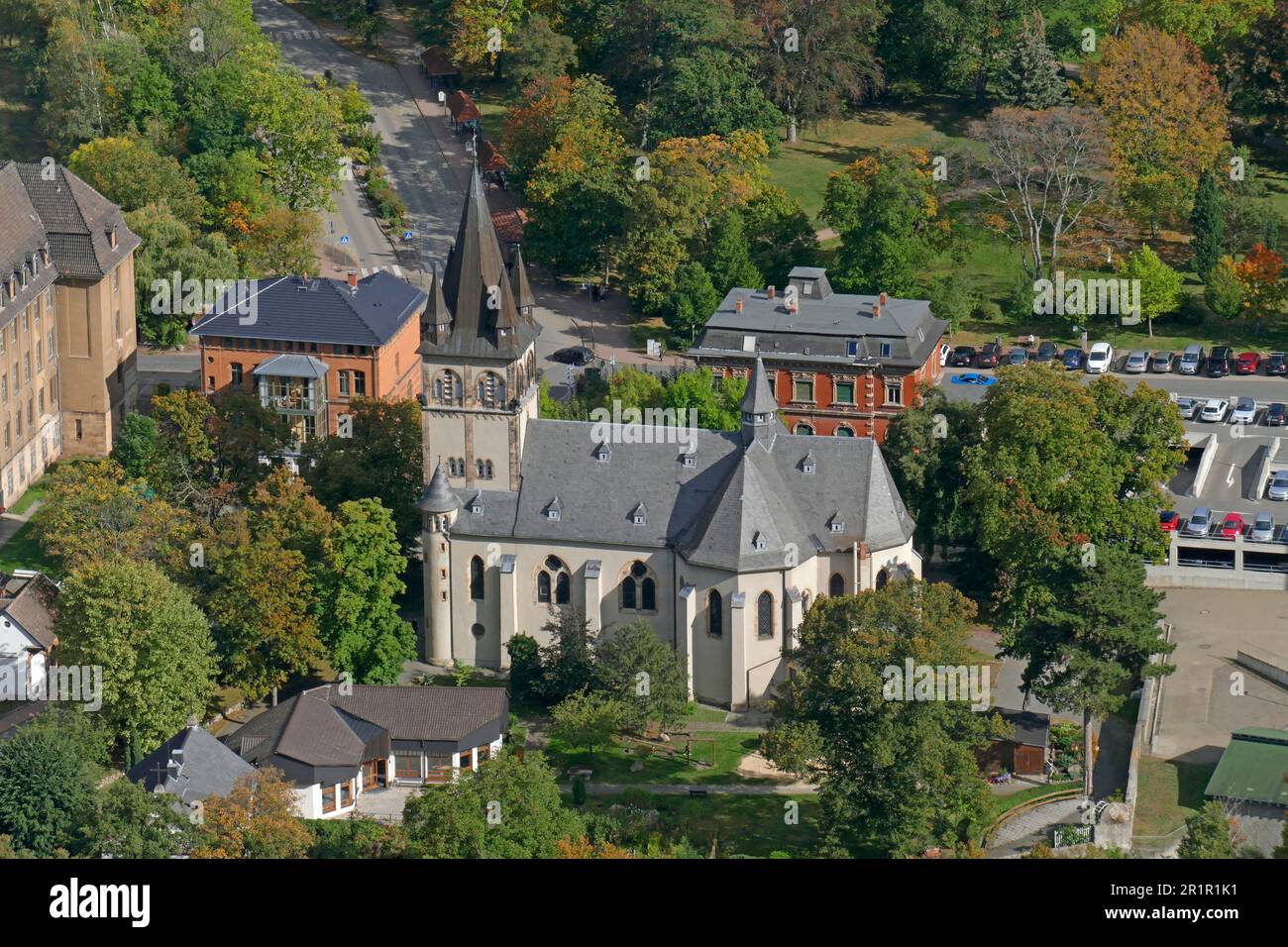 Aerial view thale town germany hi-res stock photography and images - Alamy