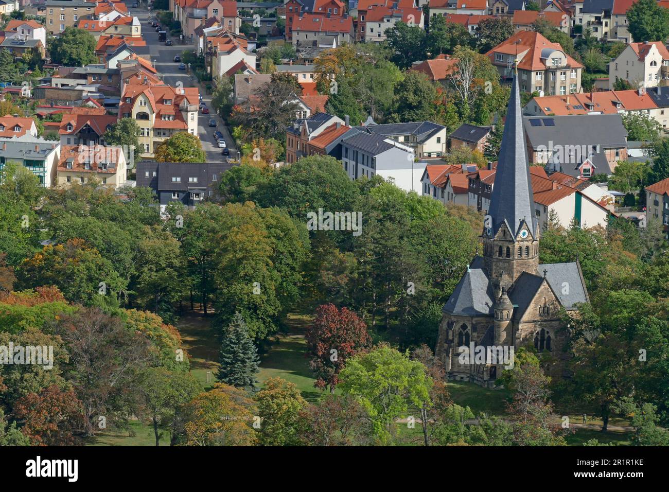 Aerial view thale town germany hi-res stock photography and images - Alamy