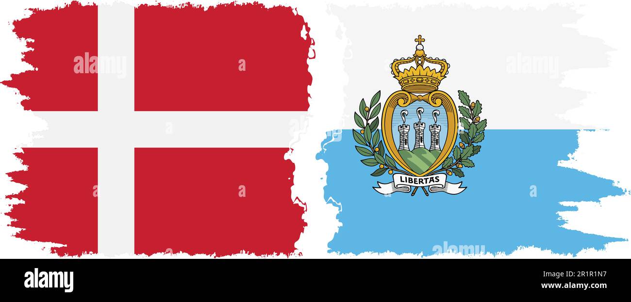 Denmark and san marino Stock Vector Images - Alamy