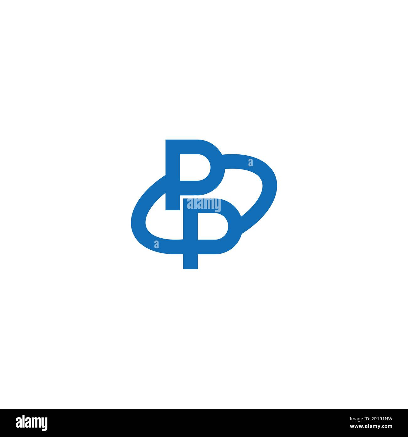 letter pp round blue logo vector Stock Vector Image & Art - Alamy