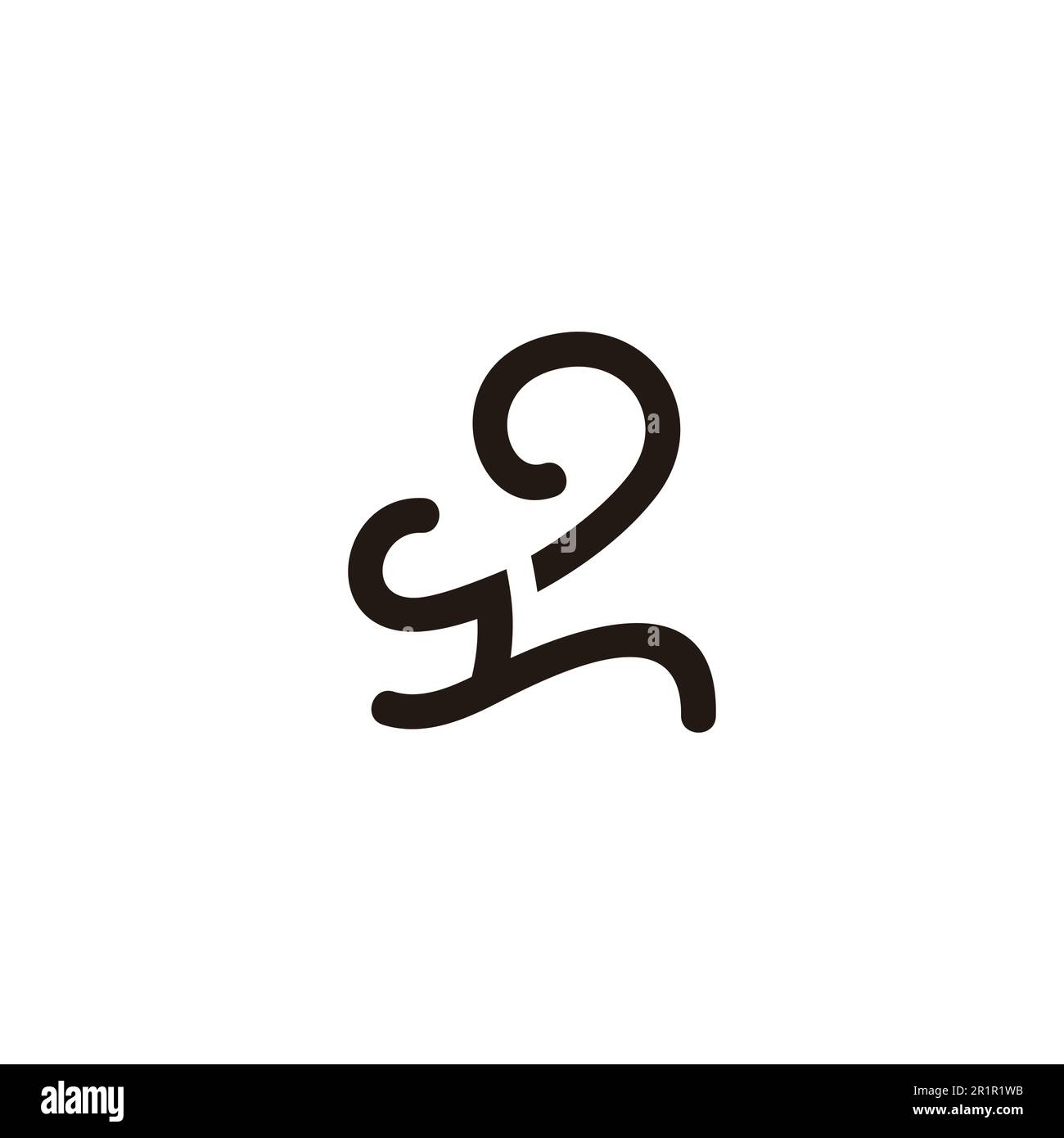 letter t unique strong design symbol logo vector Stock Vector Image ...