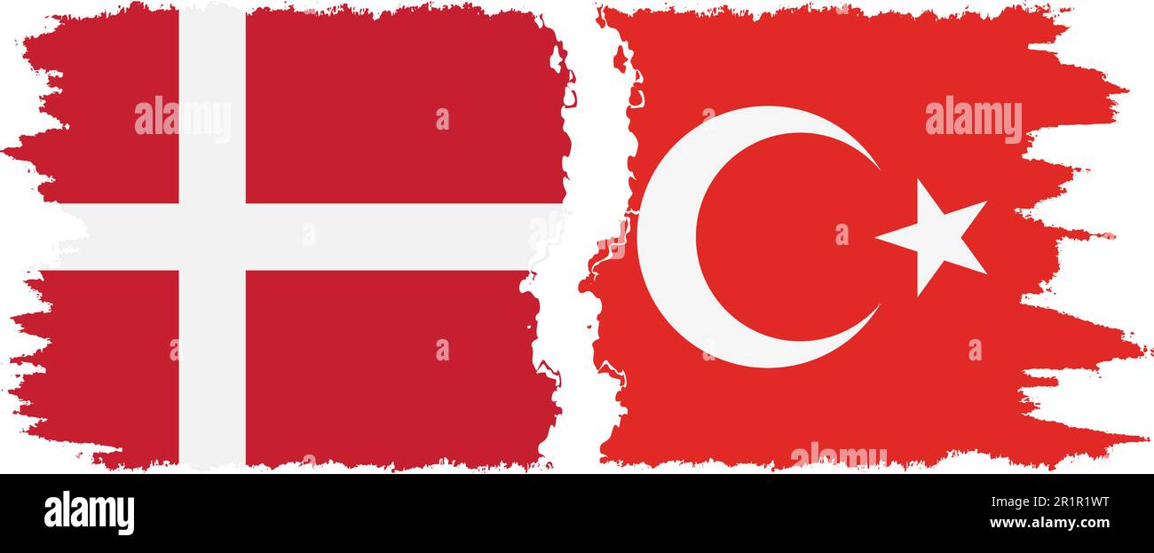 Turkey denmark flag hi-res stock photography and images - Alamy