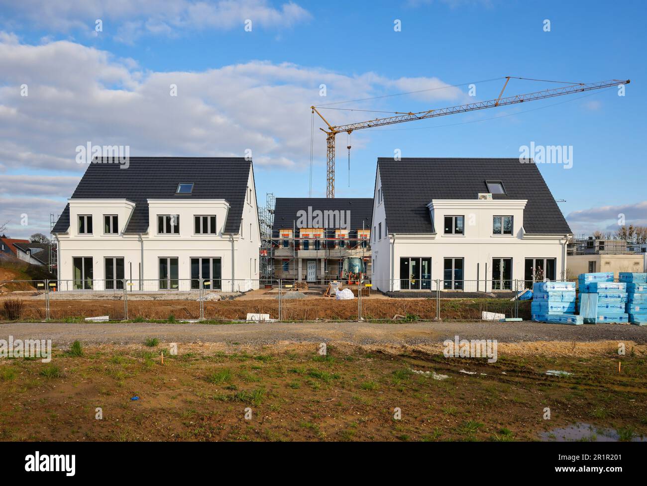 Duisburg, North Rhine-Westphalia, Germany - residential construction in ...