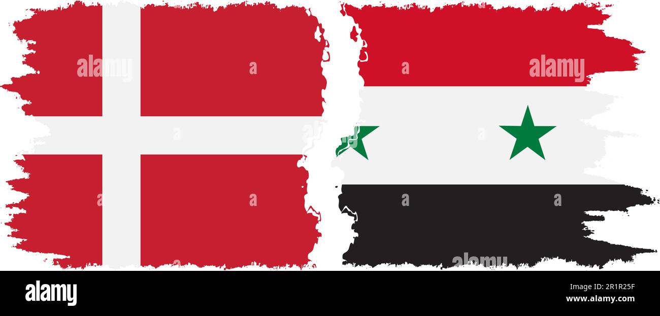 Syria denmark flag hi-res stock photography and images - Alamy