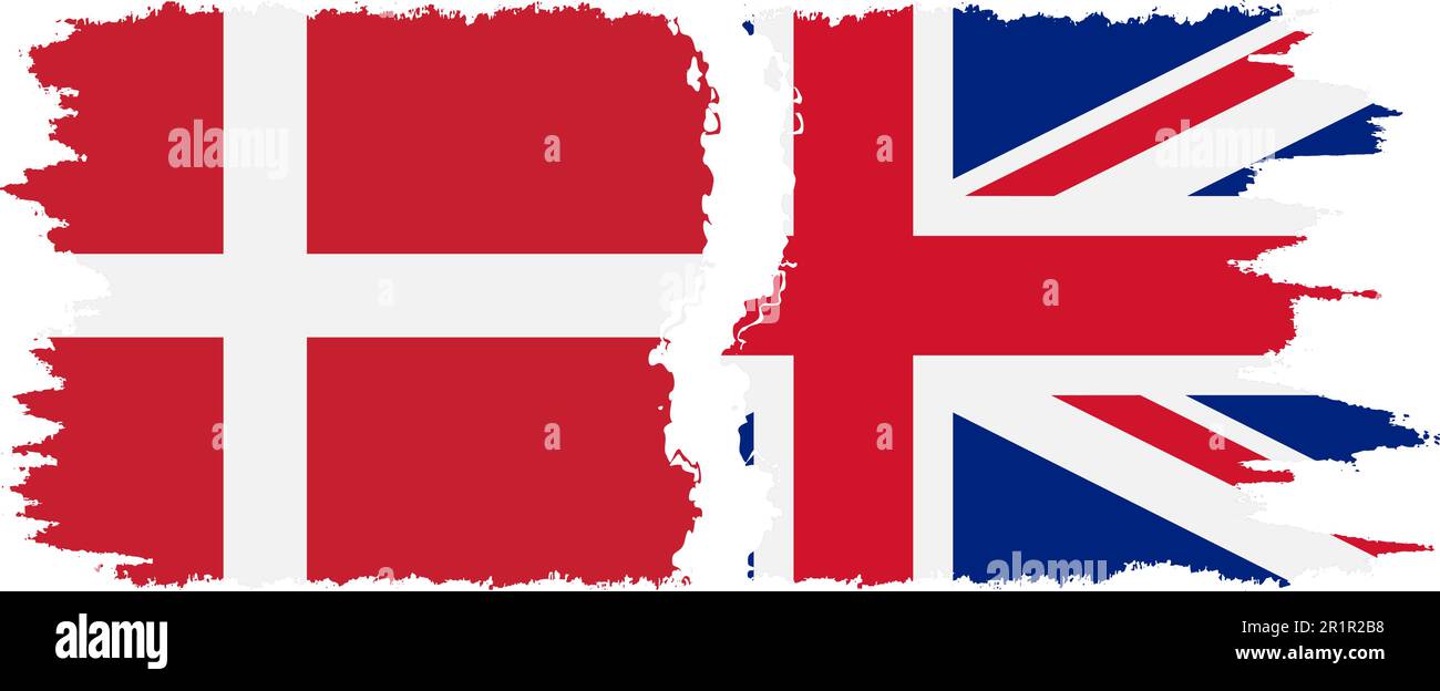 United kingdom kingdom denmark flags Cut Out Stock Images & Pictures ...