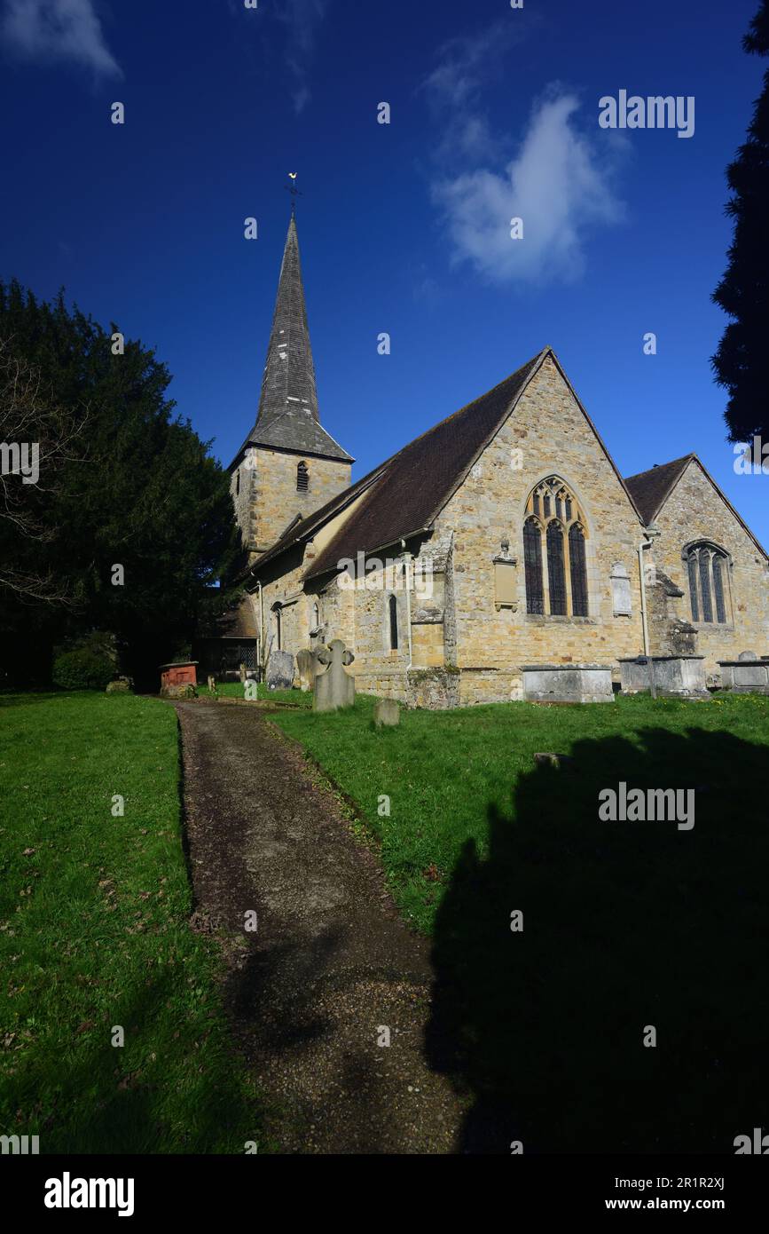 St Peter's church, Hever, Kent Stock Photo - Alamy