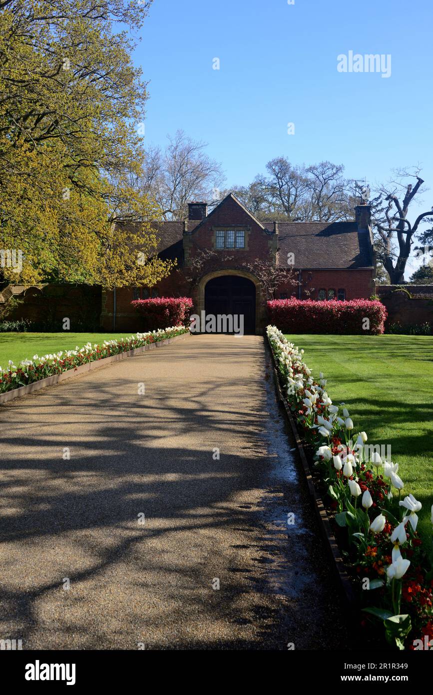 The public entrance to Hever Castle and gardens, Kent Stock Photo - Alamy