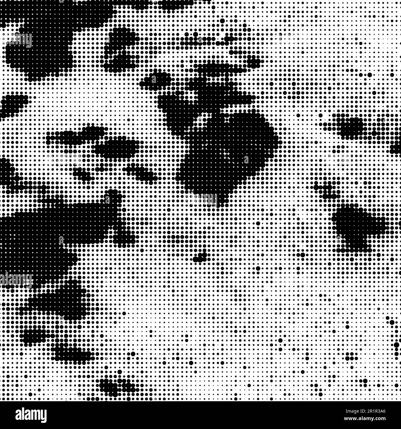 Vector Halftone Pattern. Set of Dots. Dotted Texture on White ...