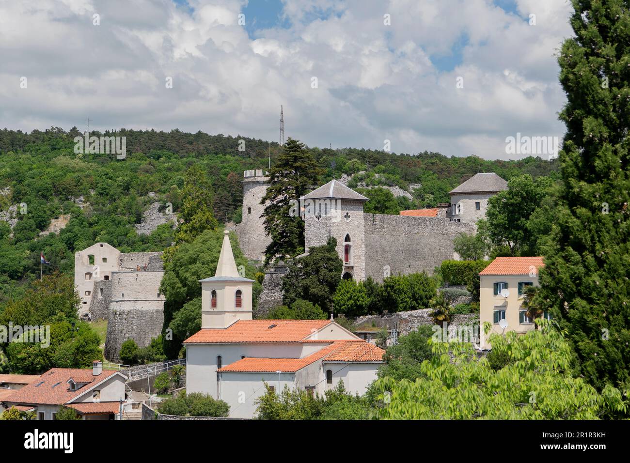 Trsat Castle in Rijeka, Croatia Stock Photo - Alamy