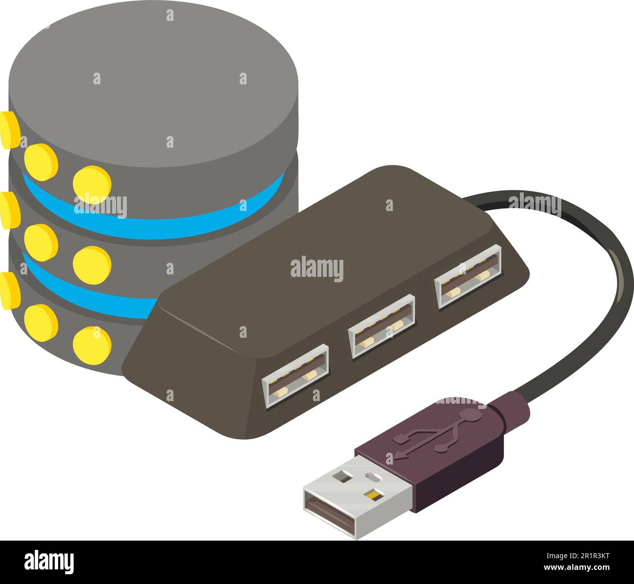 Hdmi splitter Stock Vector Images - Alamy