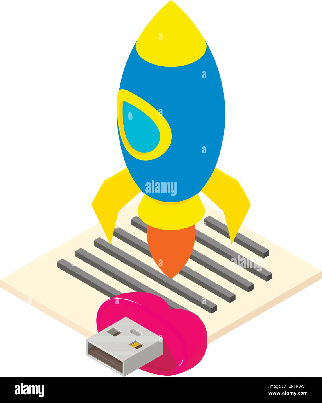 Spaceship shaped Stock Vector Images - Alamy