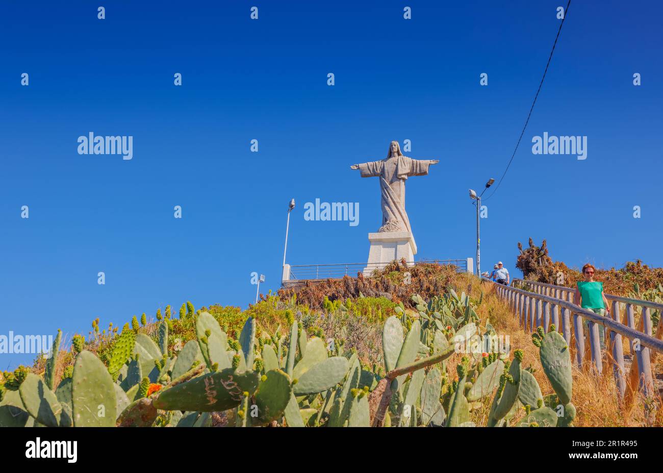 The Christ the King statue on Madeira island - Portugal - travel ...