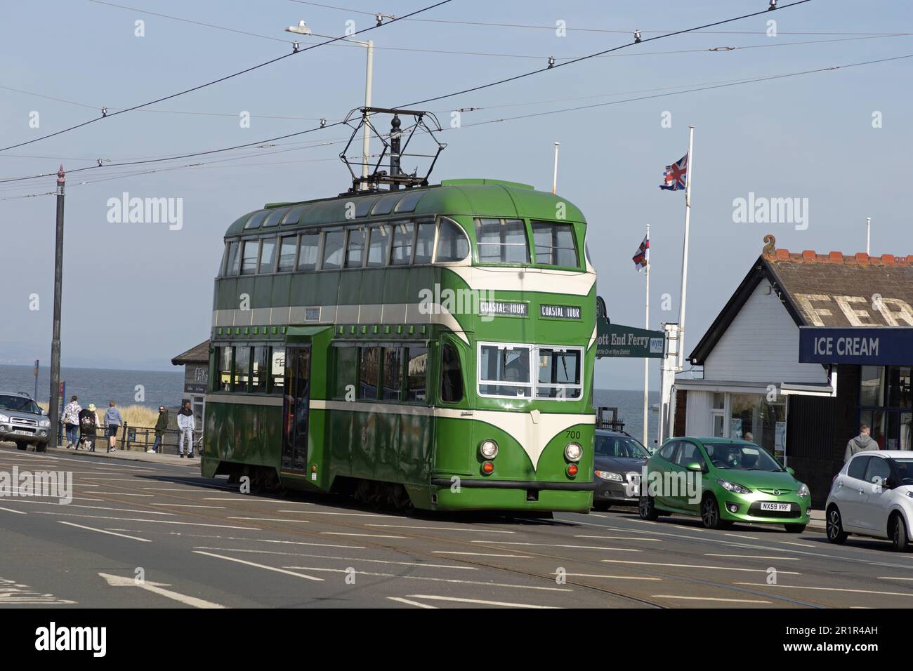 Vintage English Electric Balloon Tram number 700 at The Esplanade ...