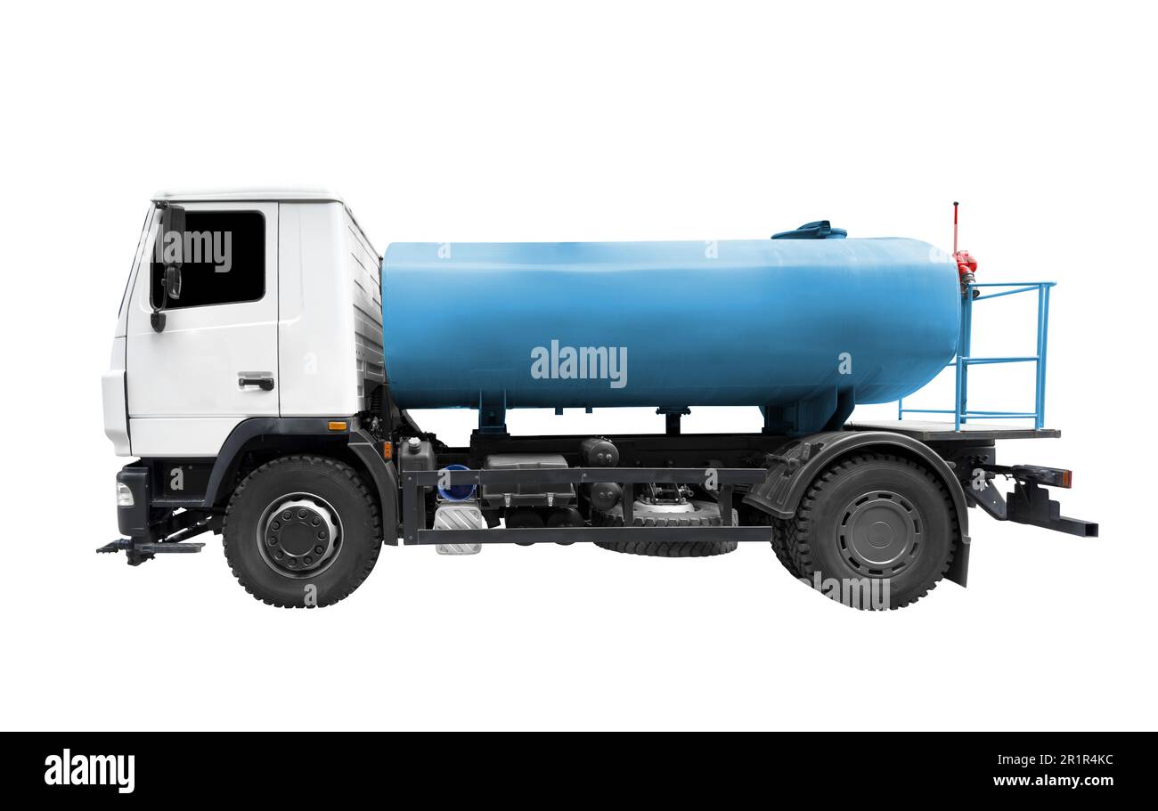Water carrier truck Cut Out Stock Images & Pictures - Alamy