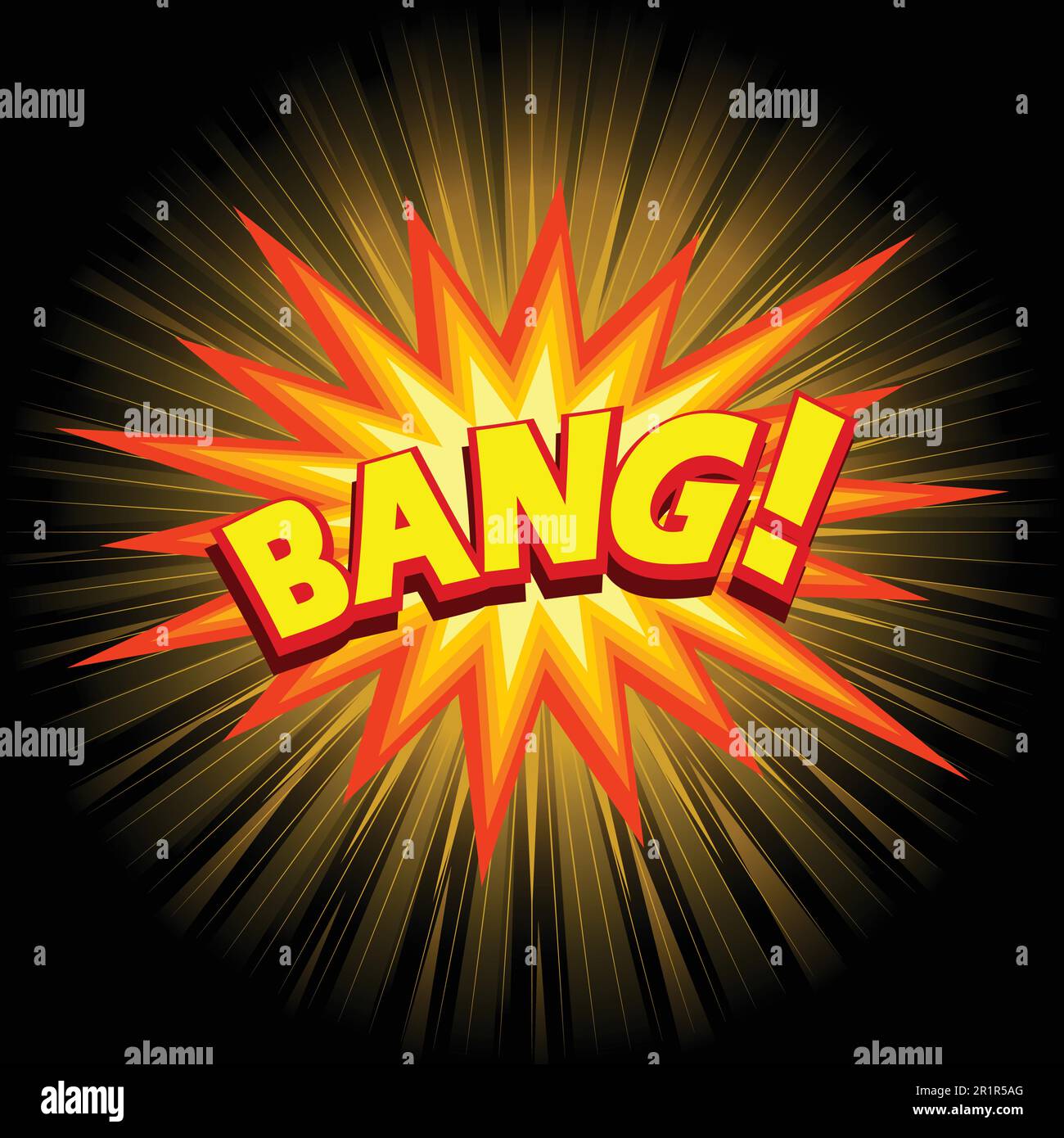 Illustration of a comic explosion Stock Vector Image & Art - Alamy