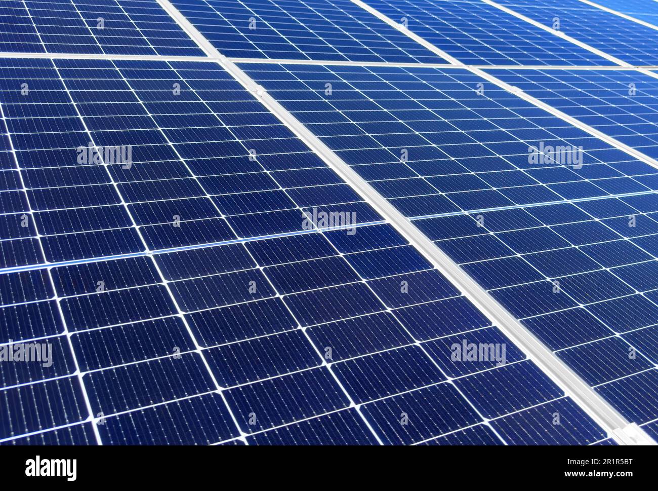 Blue Solar panel background texture. Solar panels pattern for ...