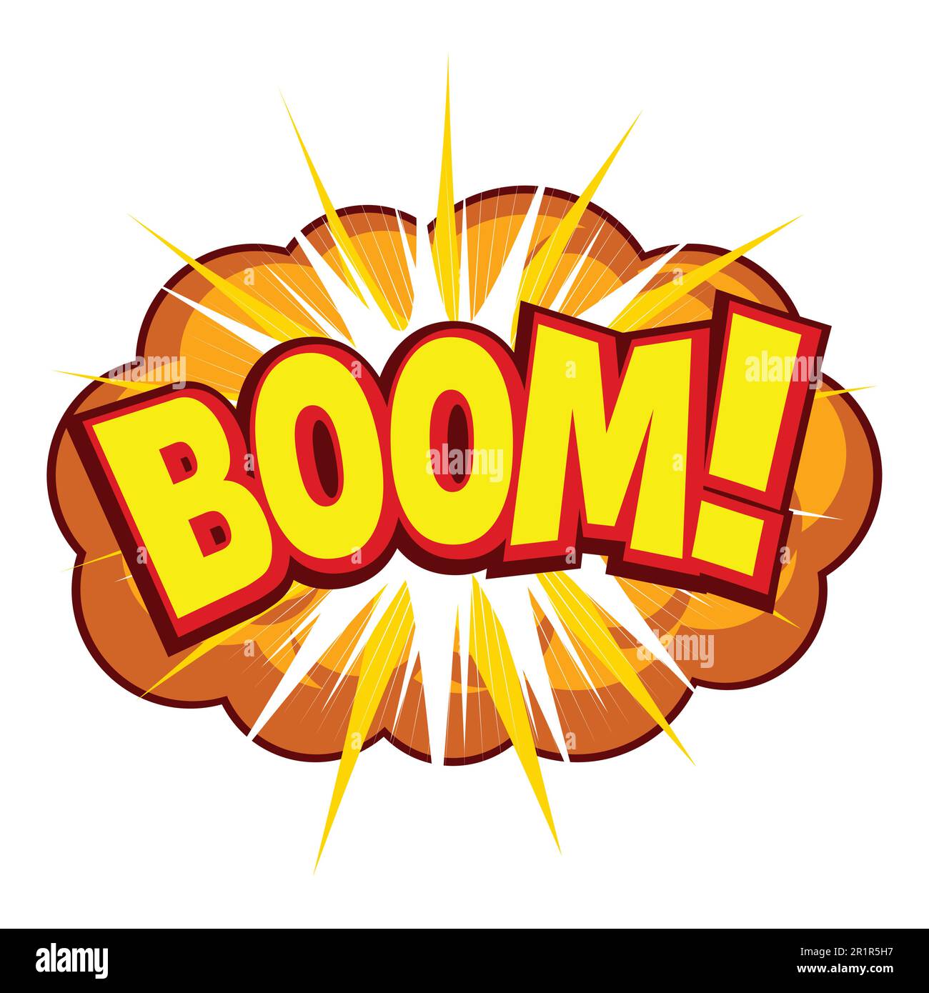 Illustration of a comic explosion Stock Vector Image & Art - Alamy