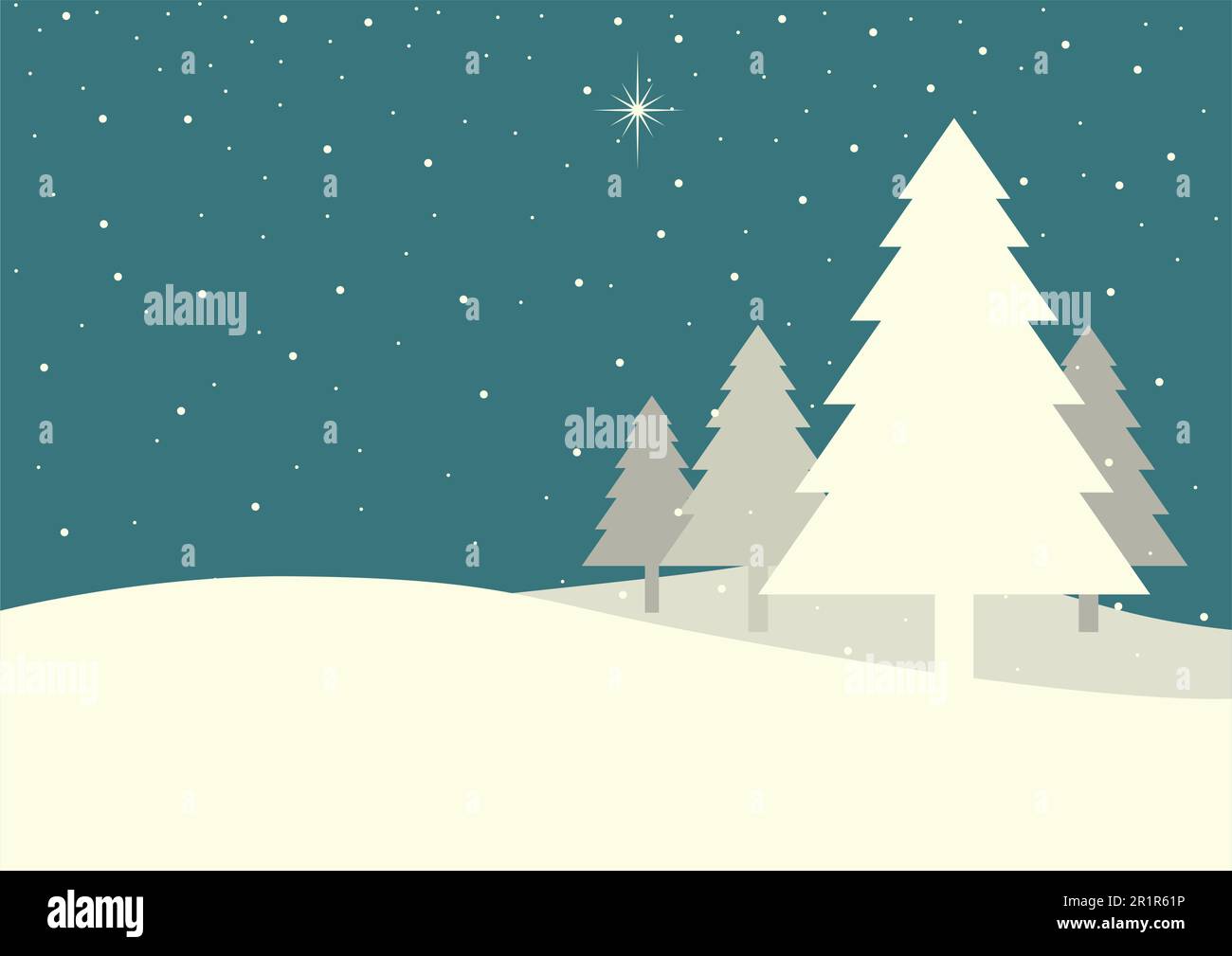 Pine trees and mountains Stock Vector Images - Alamy