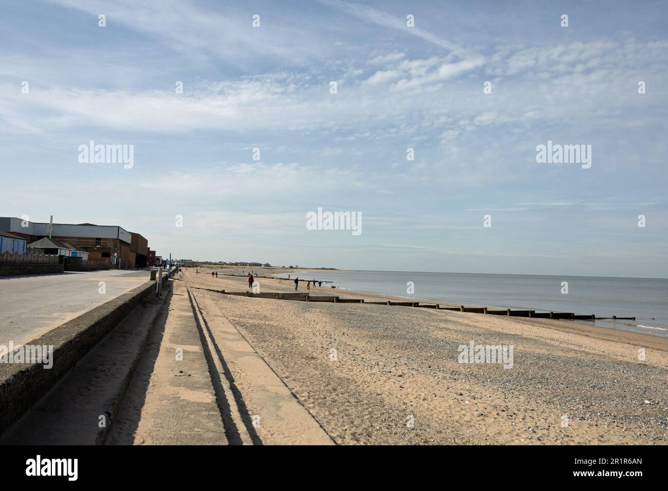 The beach at Fleetwood Lancashire England Stock Photo - Alamy