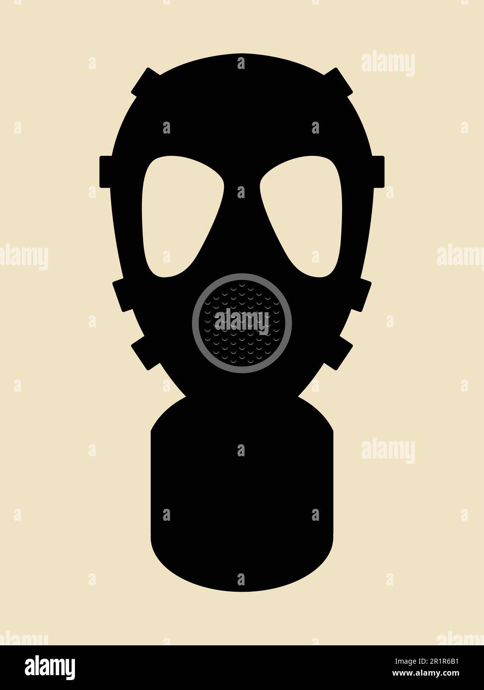 Simple graphic of gas mask Stock Vector Image & Art - Alamy