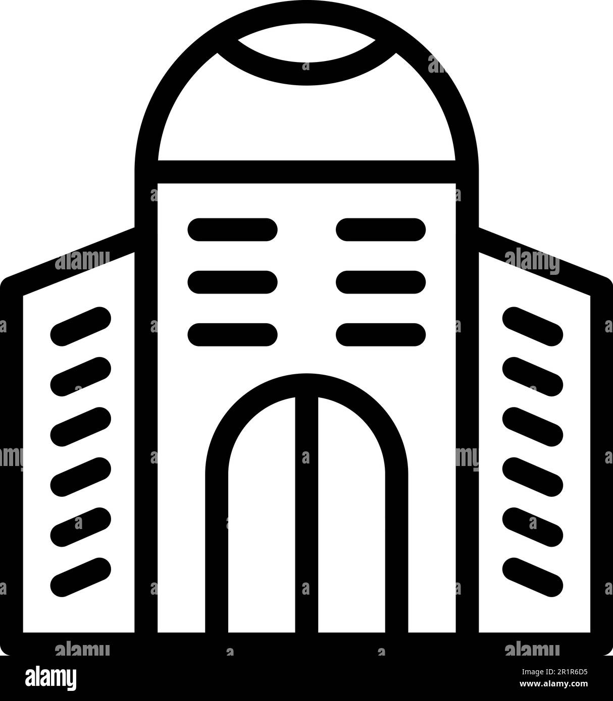 Israel building icon outline vector. Torah jew. David religion Stock ...