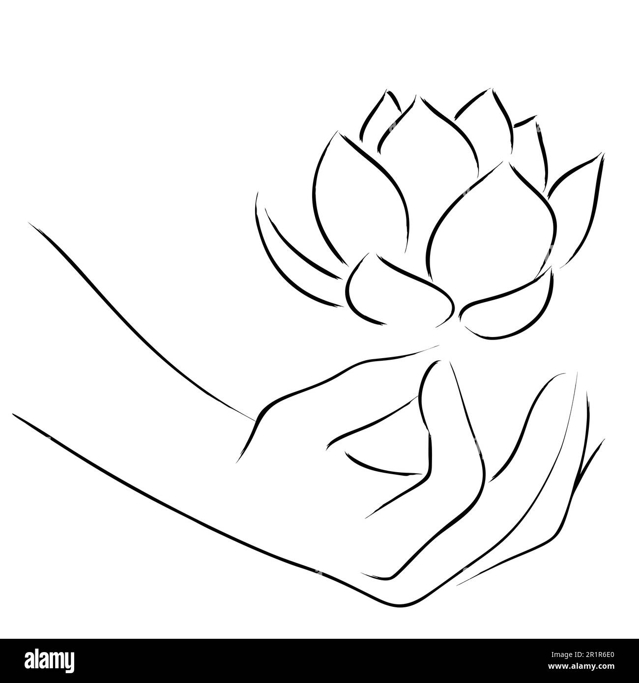 Spiritual hand gesture Cut Out Stock Images & Pictures - Alamy