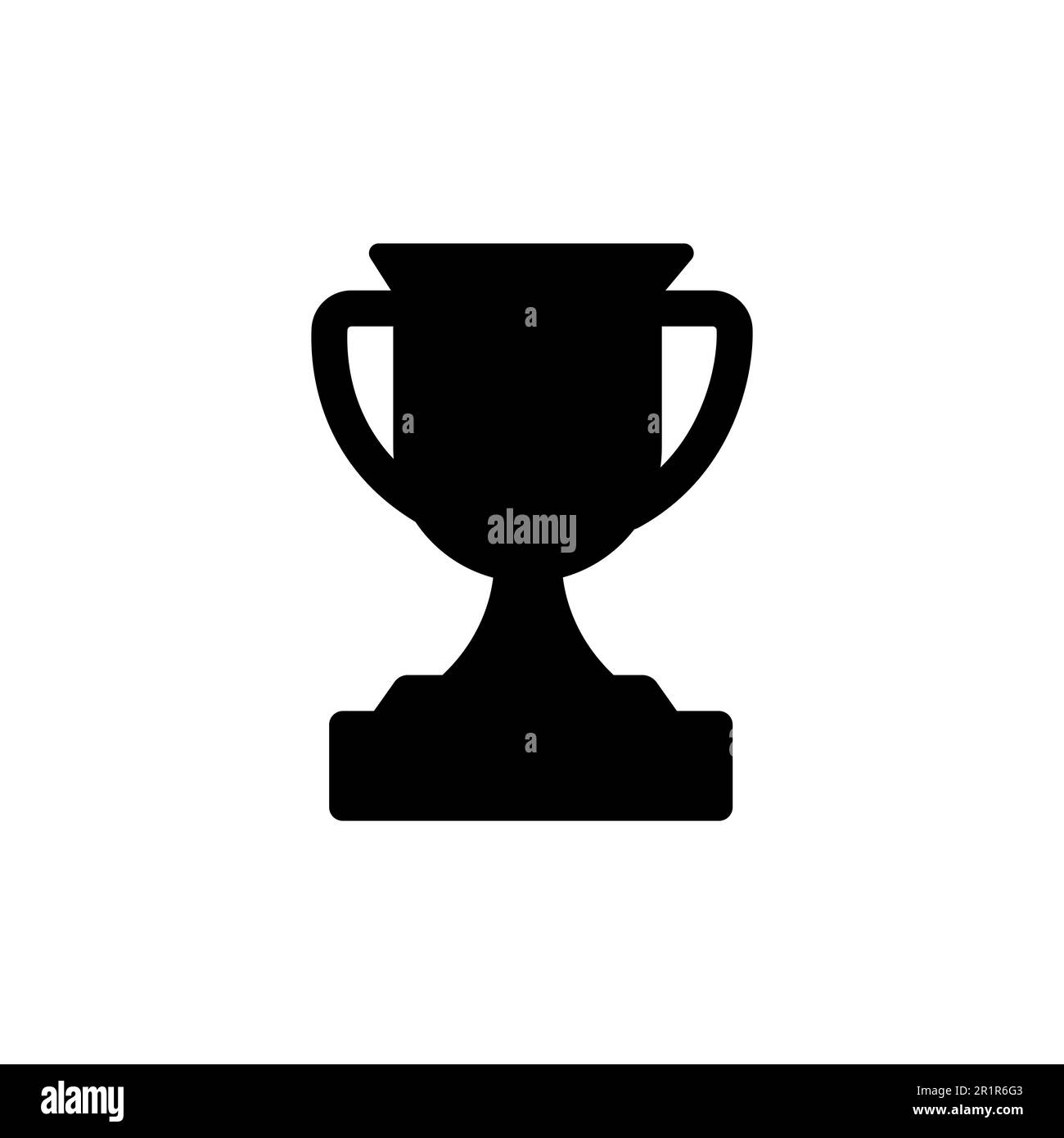 Trophy cup flat line Cut Out Stock Images & Pictures - Alamy