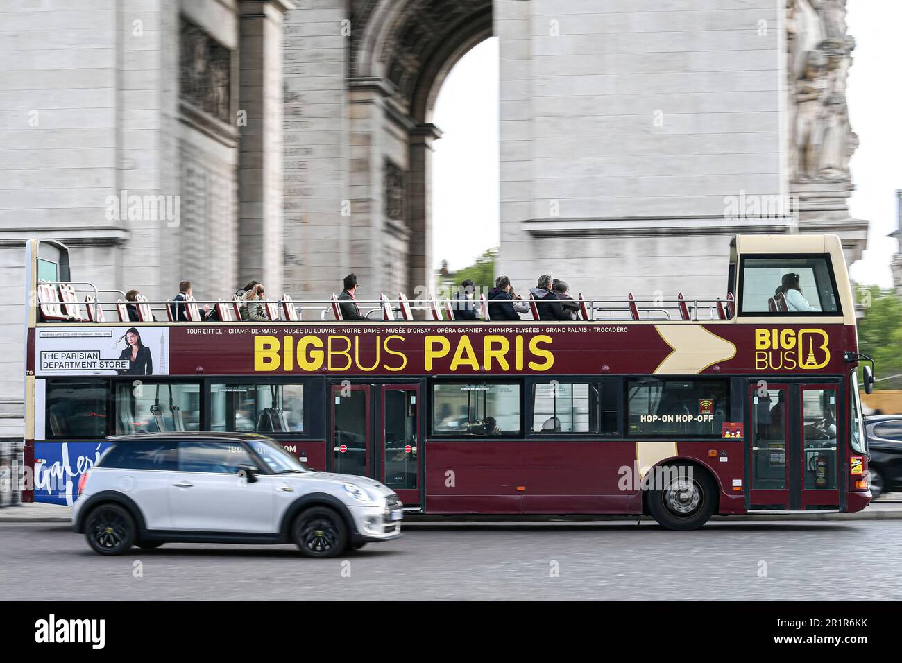 Illustration picture shows a tourist coach from Big Bus Tours, the ...