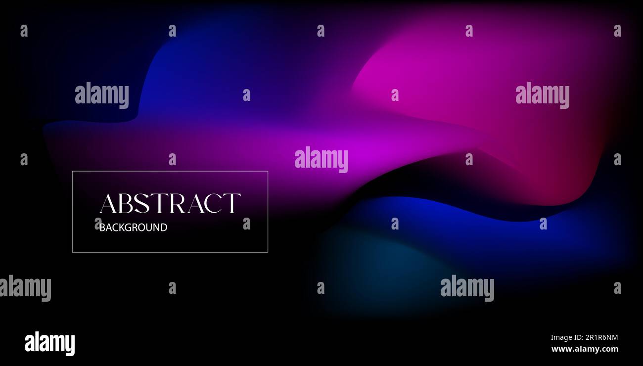 Abstract background dark bright design template neon pink violet color ...