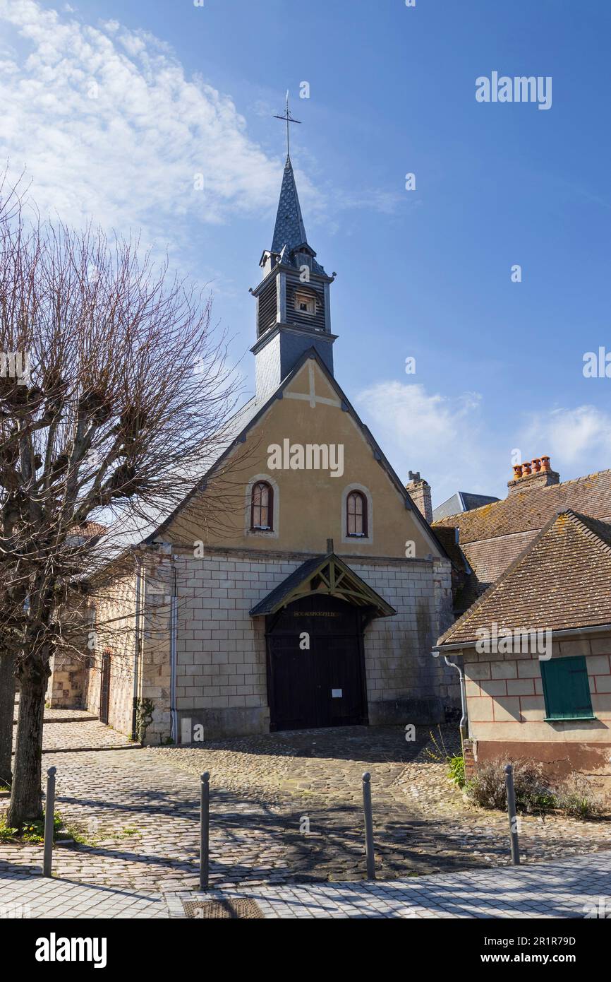 The 18th century chapel of Saint Pierre in Saint Valery-sur-Somme ...