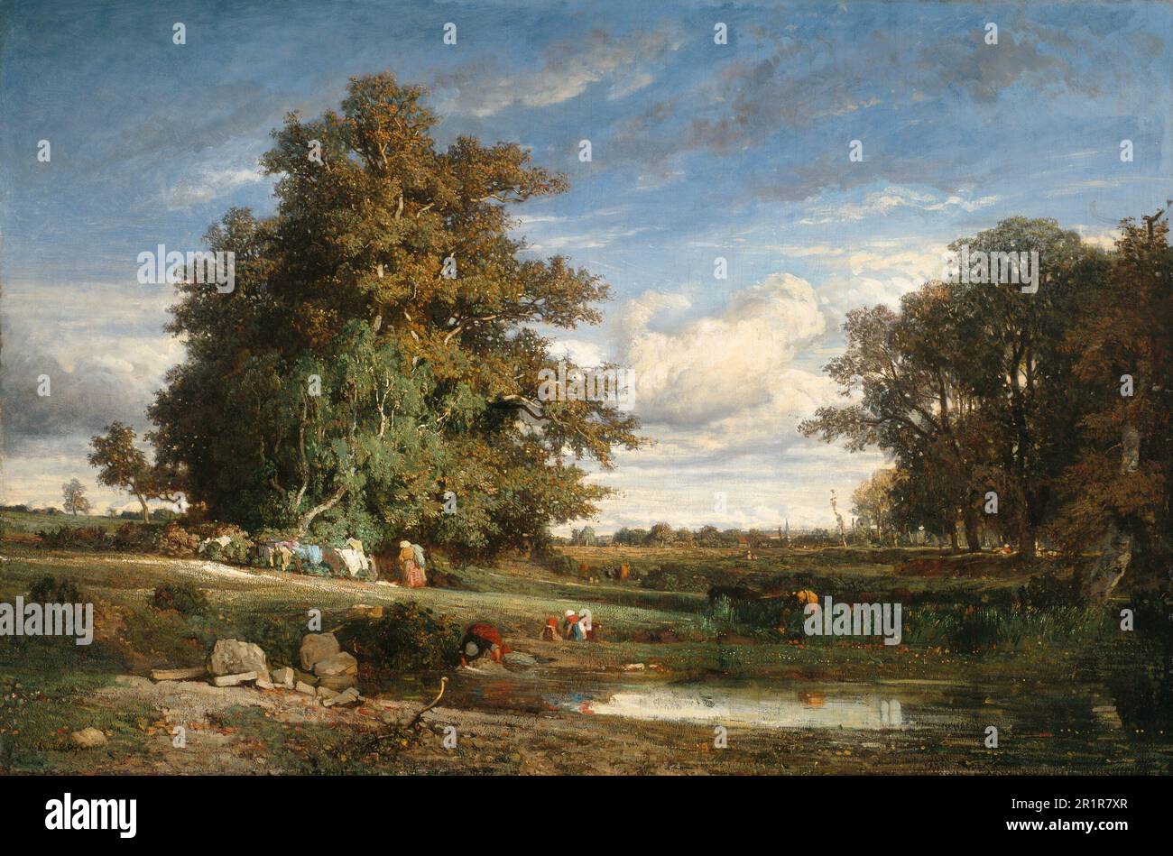 The Marsh Date: 1840 Artist: Constant Troyon French, 1810-1865 Stock ...