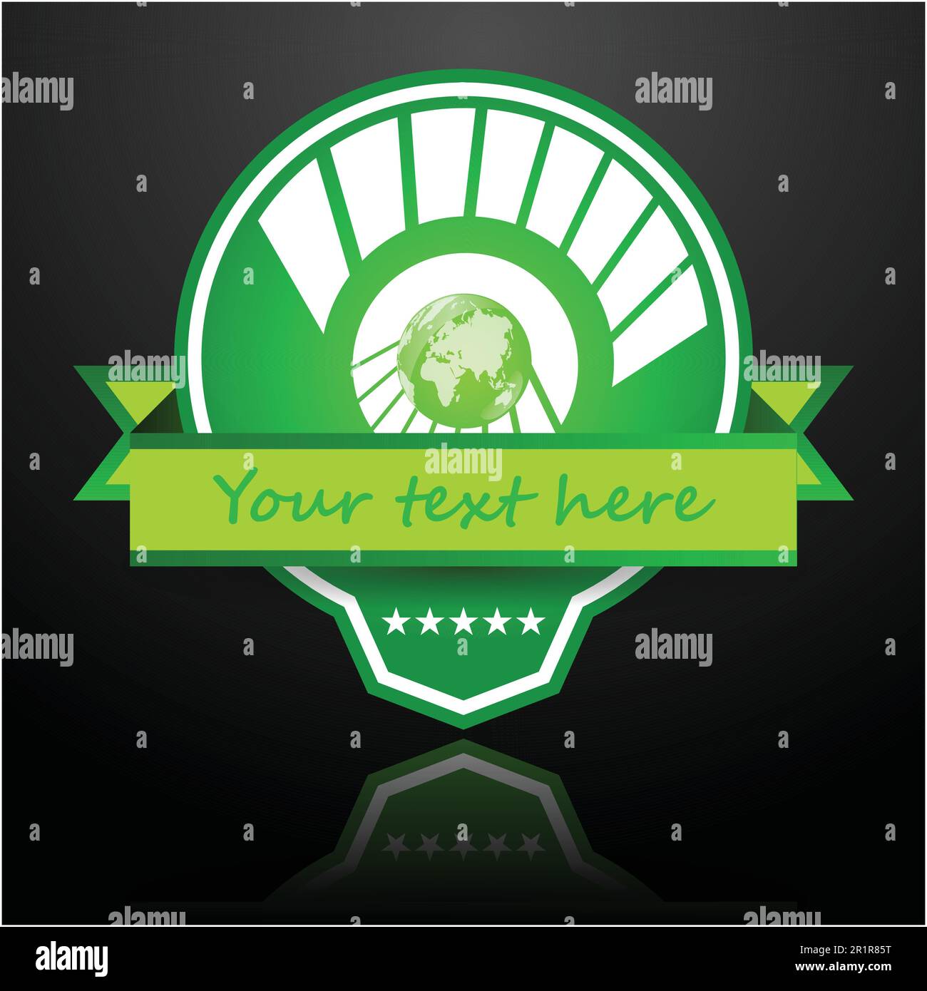 Vector Illustration of Label or Badge Template Stock Vector Image & Art ...