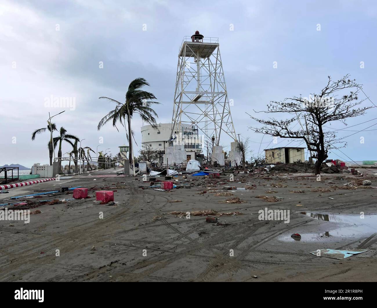 (230515) -- SITTWE, May 15, 2023 (Xinhua) -- This photo taken on May 15 ...