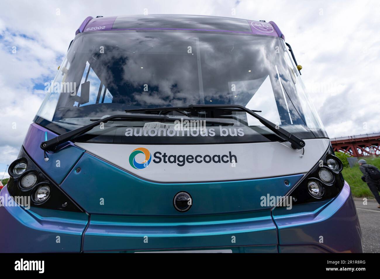 North Queensferry, Scotland, UK. 15 May 2023. Stagecoach autonomous ...